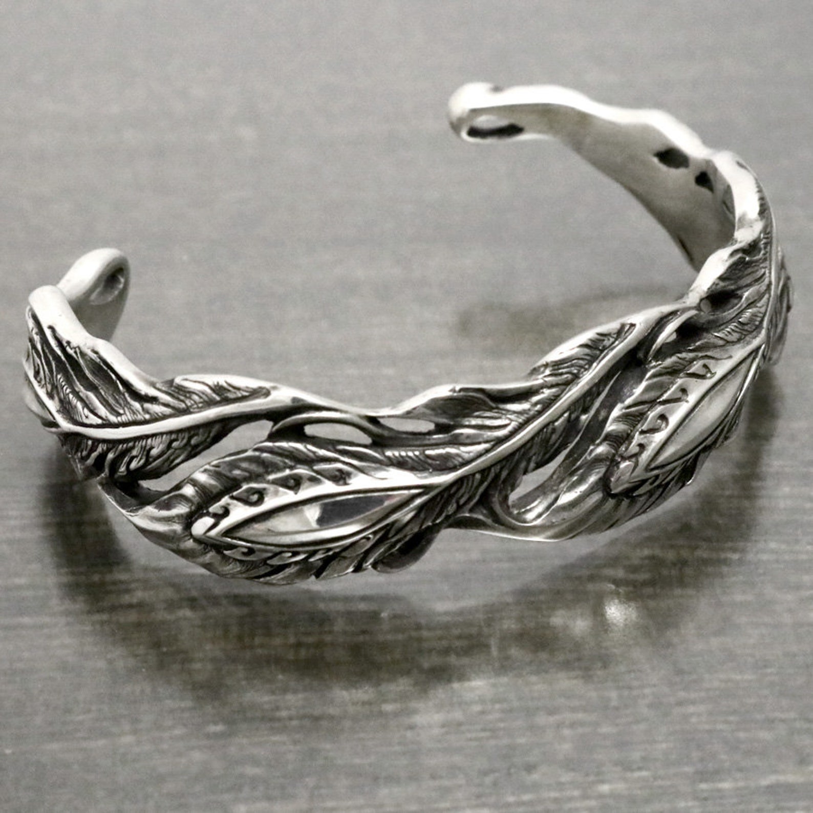 Garuda Feather Bangle - Etsy