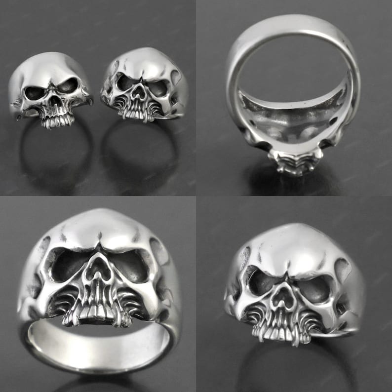 Ares II Skull Ring Mini / SFD-R-148 - Etsy
