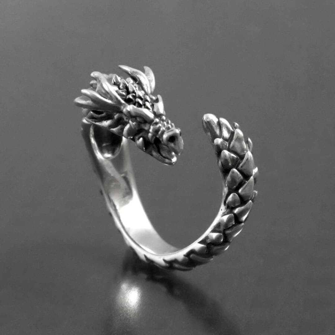 Dragon Ring Entangled in Fingers / SFD-R-150 - Etsy