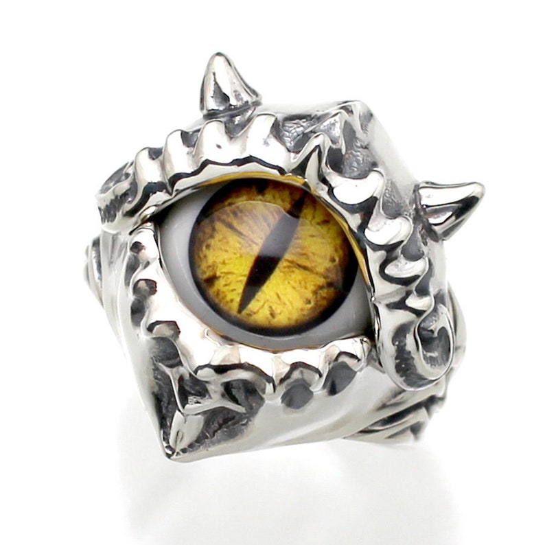 Eye Ring Cute Colorful Iris Devil Horns Vicky SFDR143 - Etsy