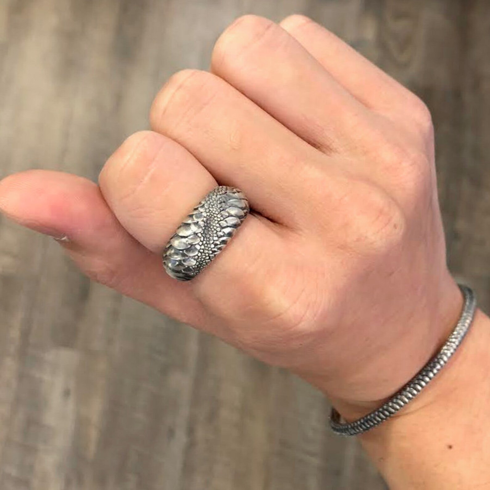 UROBOROS ring S | Etsy