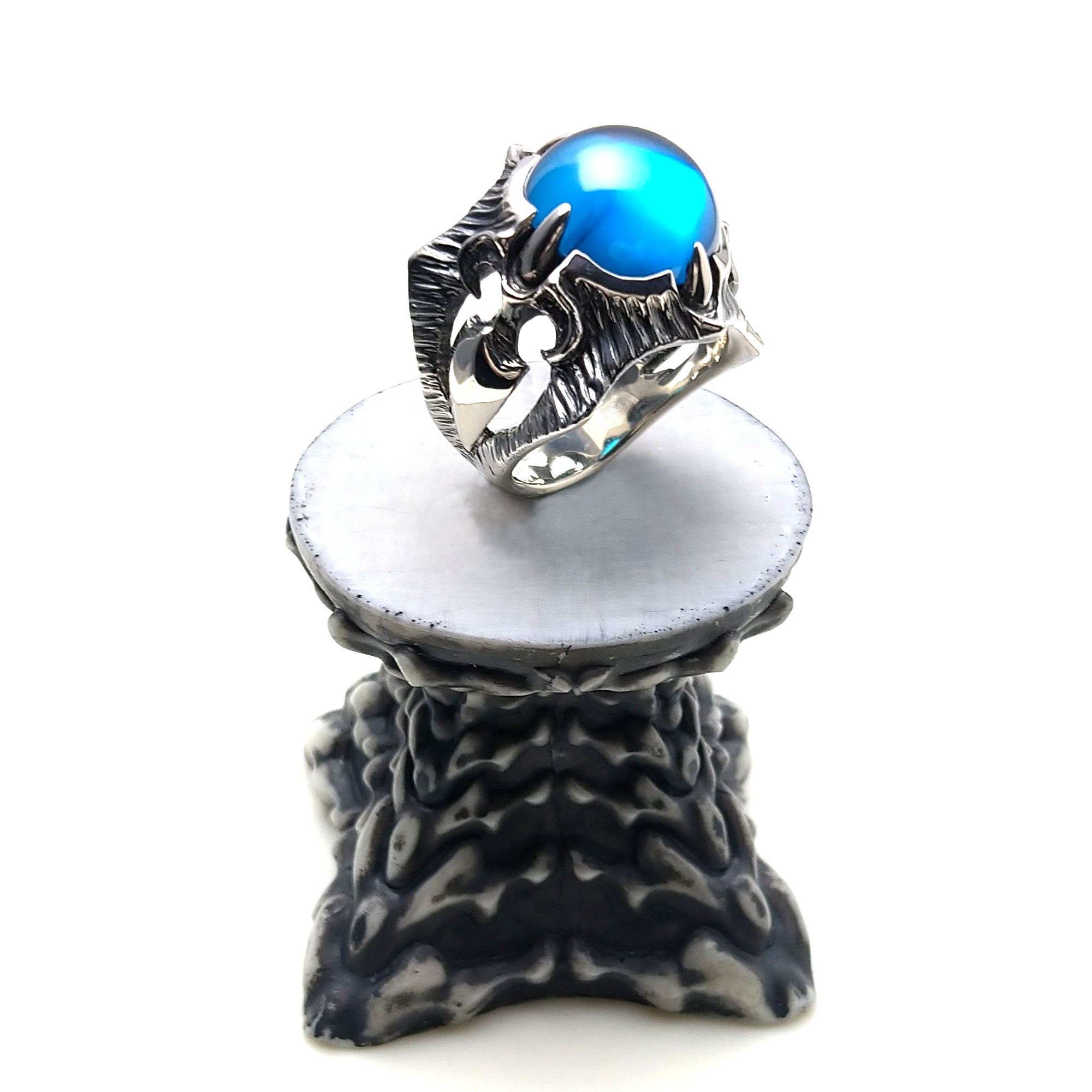 Ramia Red Gem Ring, Marilyn Manson Wears / SFD-R-098 - Etsy