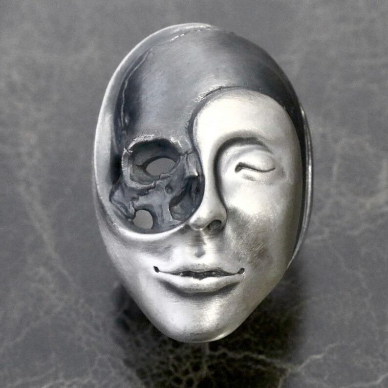 Yin Yang Ring | Etsy