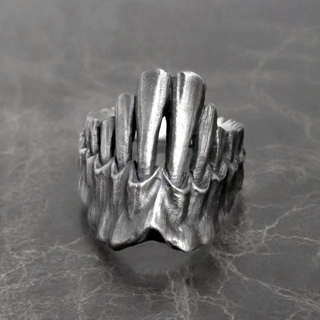 Monster Lower Teeth Ring - Etsy
