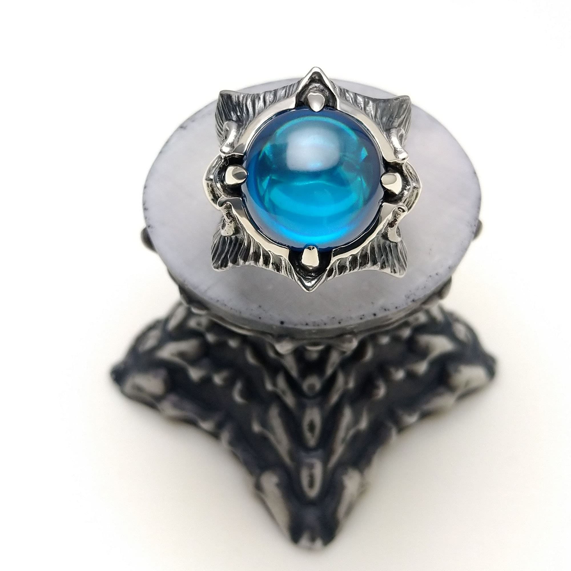 Ramia Red Gem Ring, Marilyn Manson Wears / SFD-R-098 - Etsy