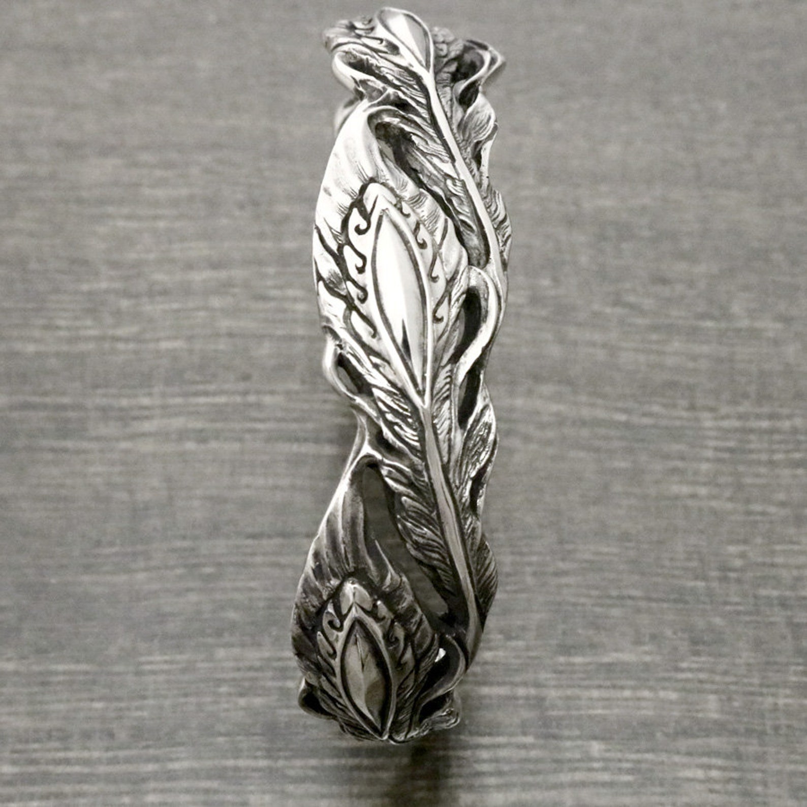 Garuda Feather Bangle - Etsy