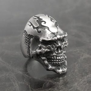 Dragon Skull Ring - Etsy