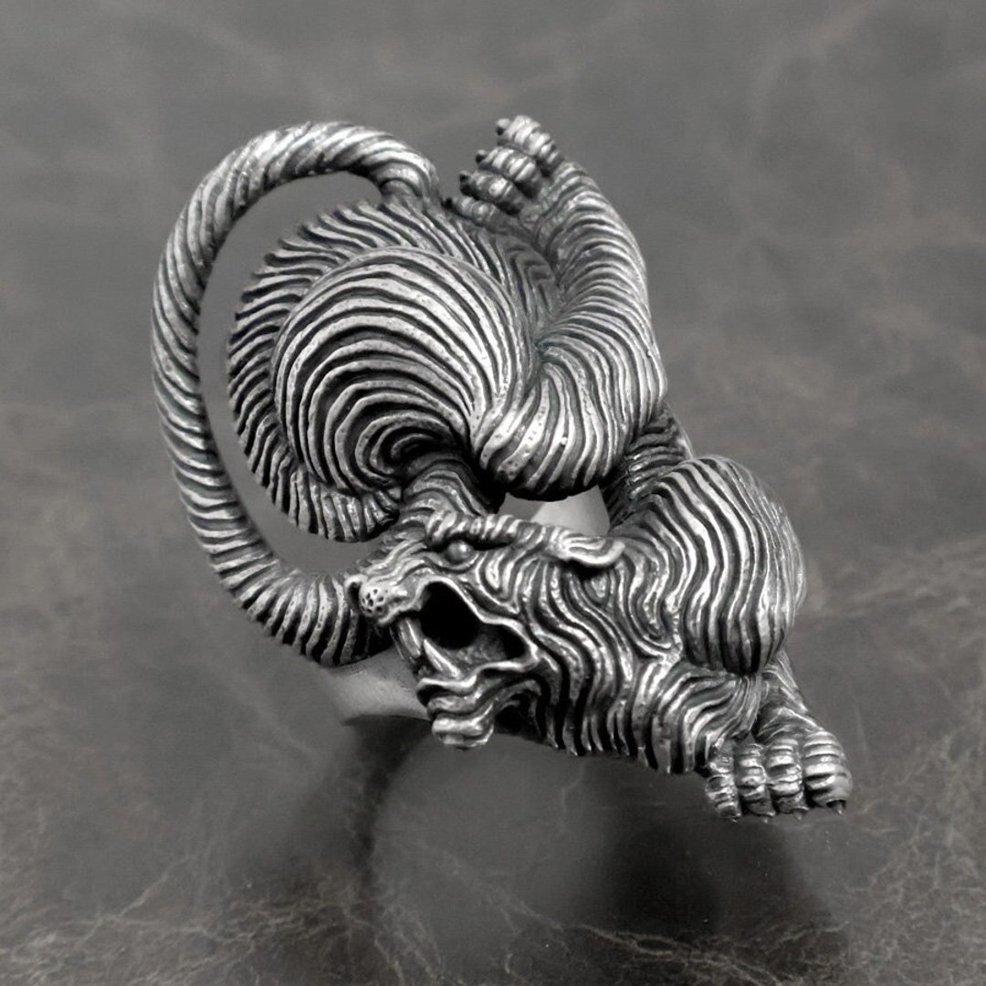 15th Anniversary Vortex Tiger Ring - Etsy