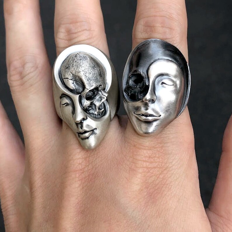 Yin Yang Ring | Etsy