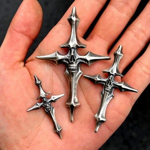 Vortex Cross Pendant S, M, L - Etsy