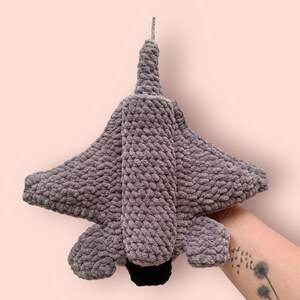 Crochet Pattern Airplane Nursery Like F-16, Amigurumi Plane Pattern ...