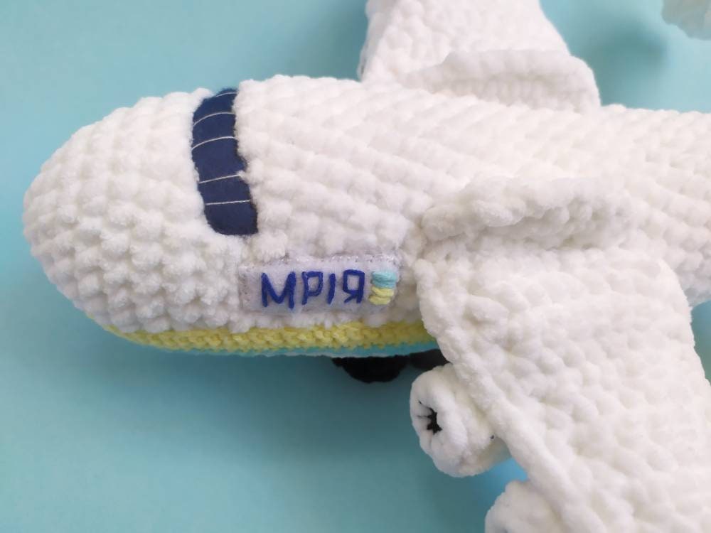 Plane Mriya Plush Toy Airplane Nursery Gift for Grandson - Etsy