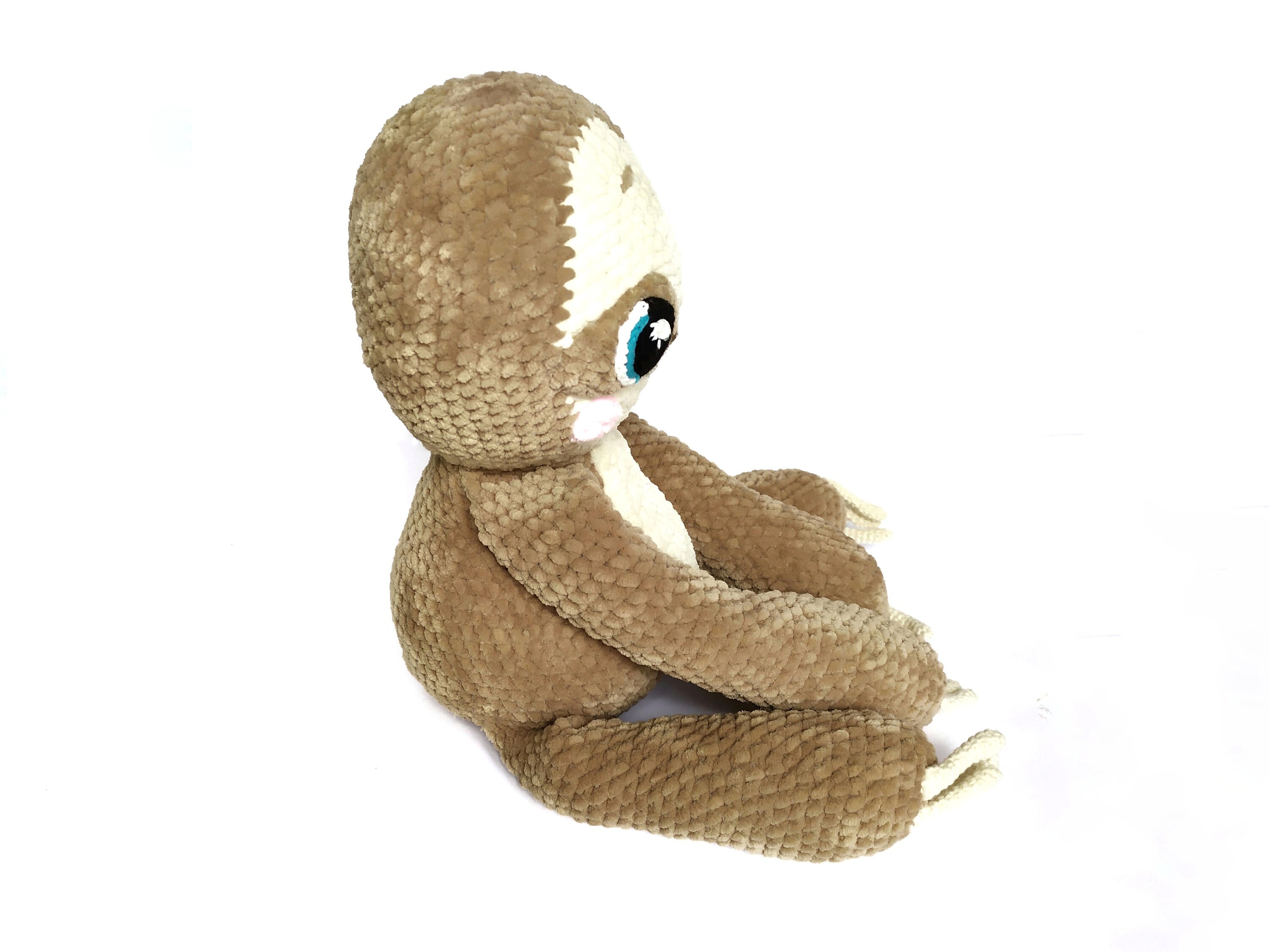 Weighted stuffed animal large baby autism sloth 18 inches | Etsy