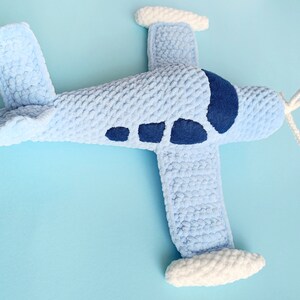 Crochet Pattern Airplane Like Bonanza Beechcraft With V-tail, Amigurumi ...