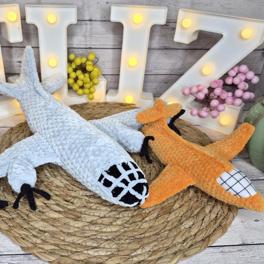 Airplane Nursery Like B-29 and X-1 Bell, Tiny Plush Toy, Custom Plushie ...