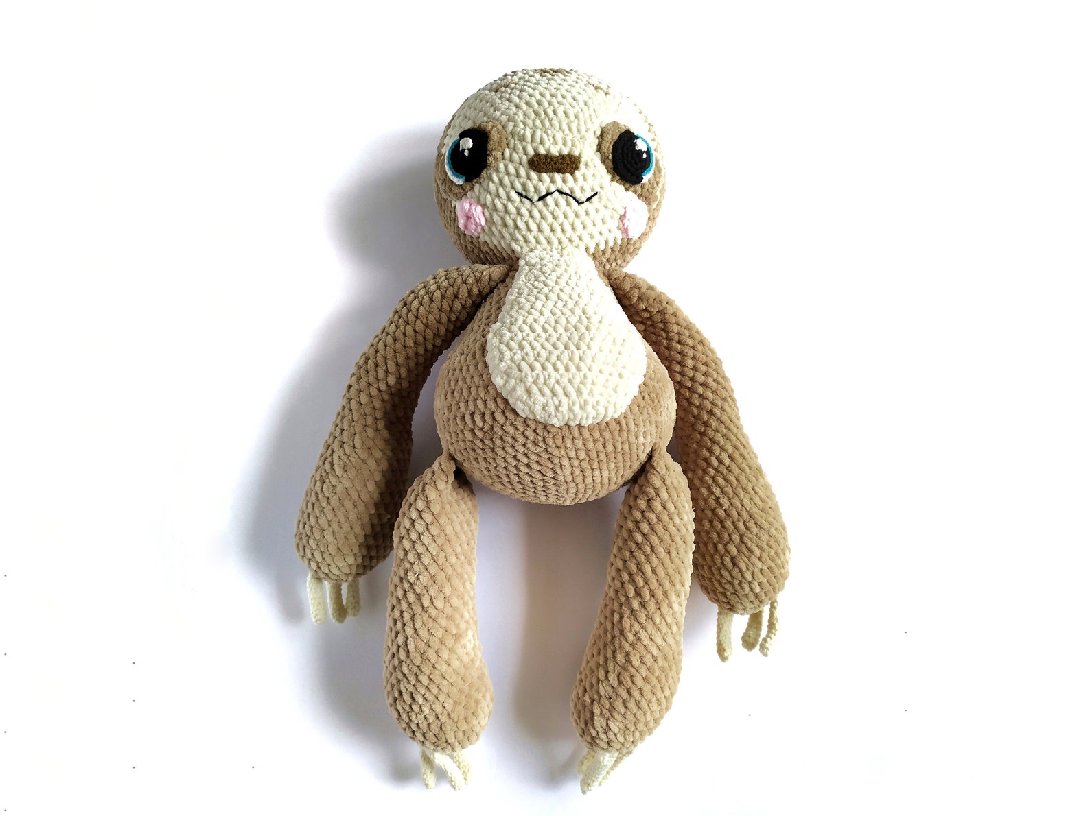 Weighted stuffed animal large baby autism sloth 18 inches | Etsy