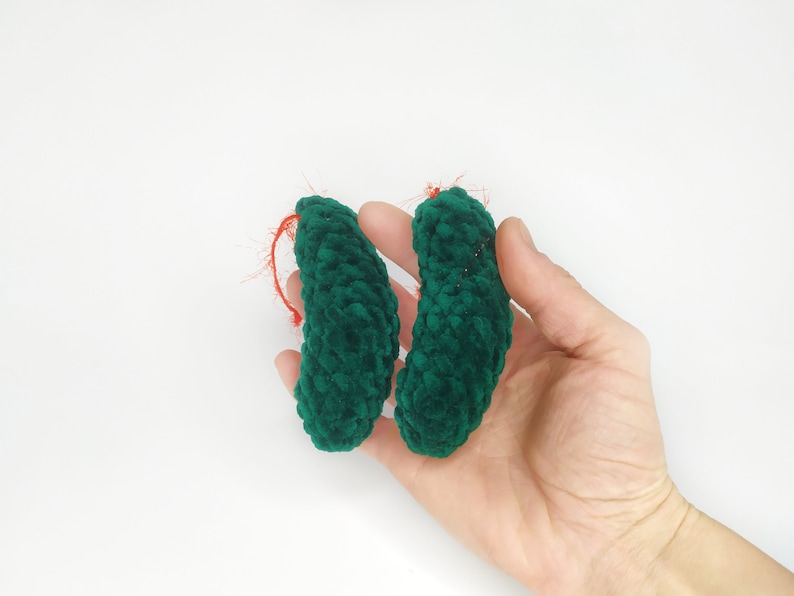 Christmas Pickle Ornament Easy Crochet Pattern for Beginners - Etsy