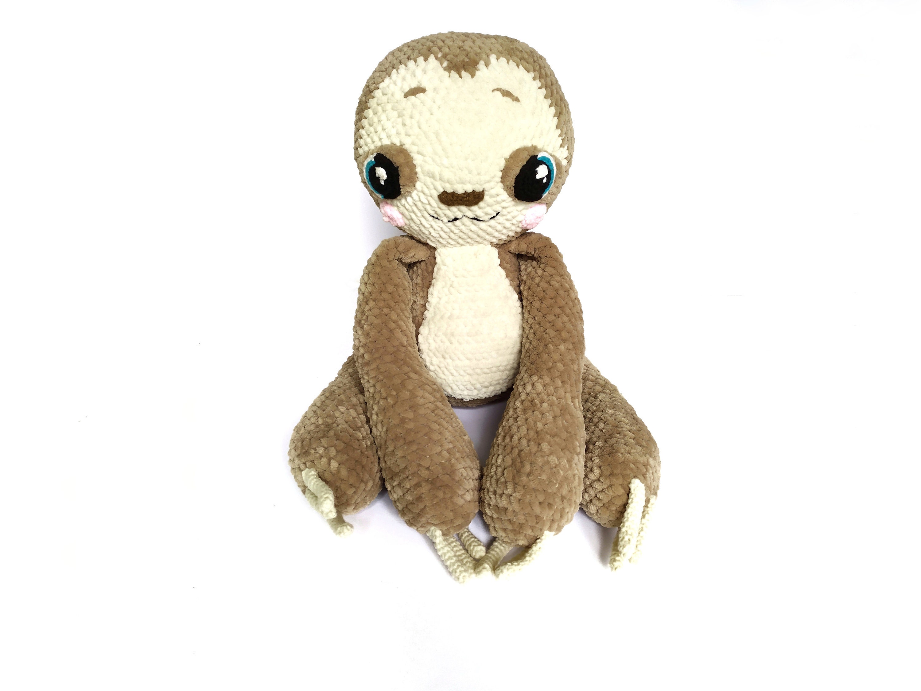 Weighted stuffed animal large baby autism sloth 18 inches | Etsy