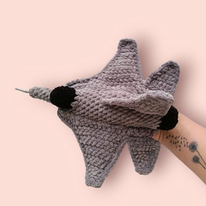 Crochet Pattern Airplane Nursery Like F-16, Amigurumi Plane Pattern ...