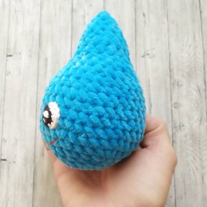 Water Drop Crochet Pattern, Raindrop Plush Crochet Pattern, Amigurumi ...