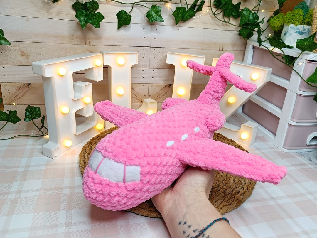 Airplane Nursery, Big Airplane, Custom Plushie Baby Girl Birthday Gift ...