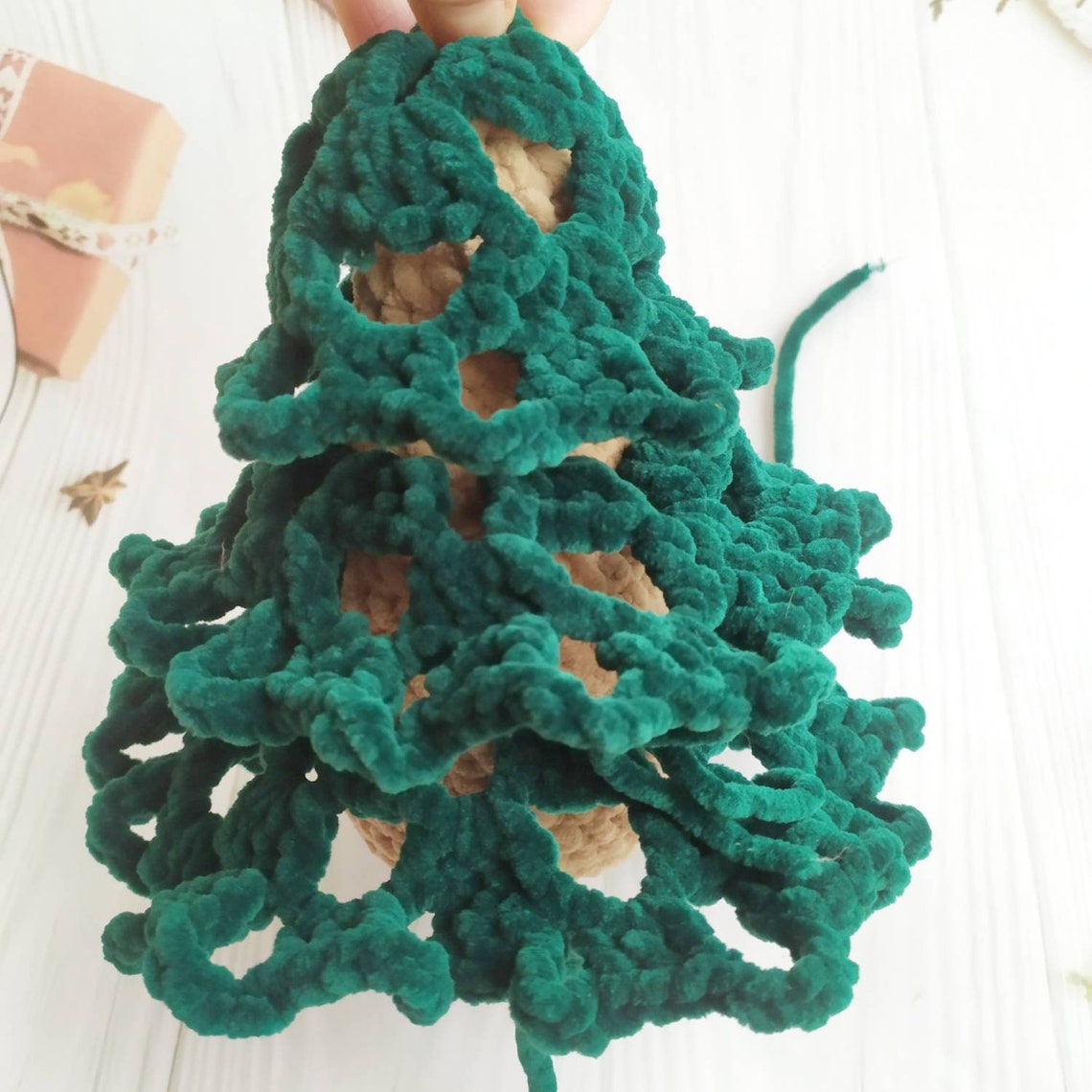 Mini Christmas Tree Plush Crochet Pattern for Beginners - Etsy