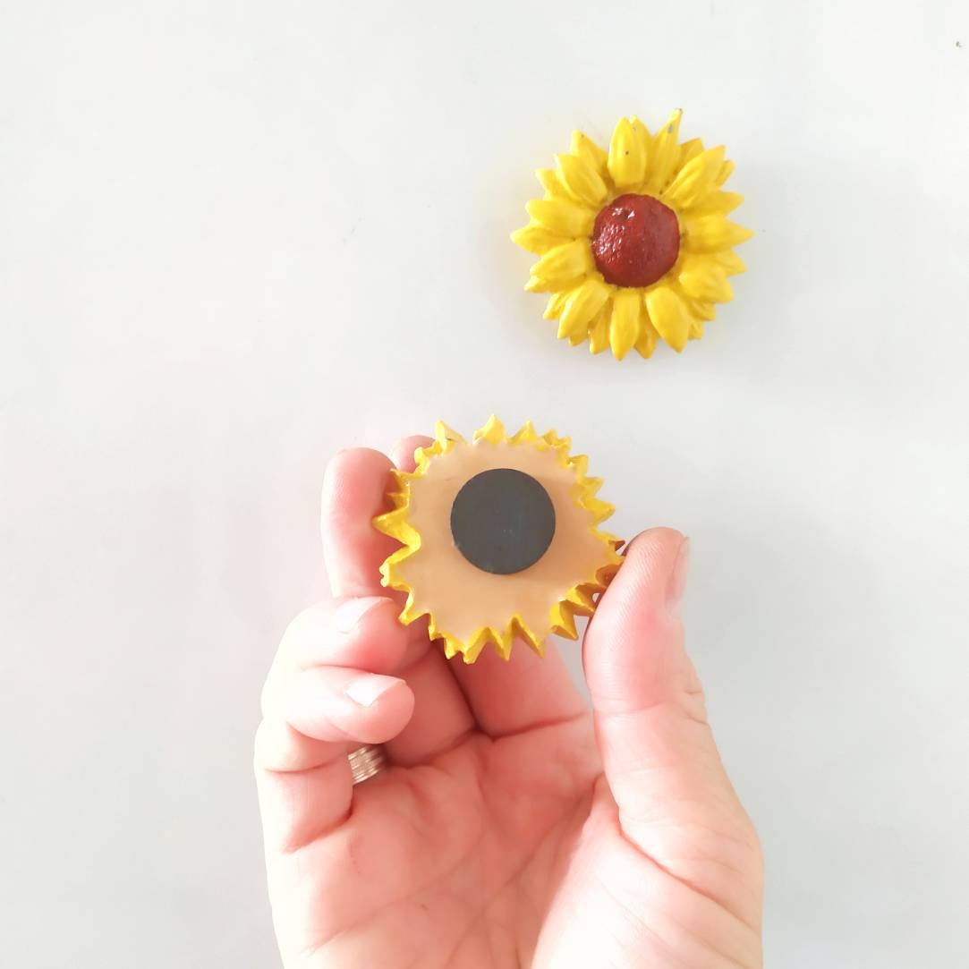 Ukrainian Sunflower Magnet Cute Fridge Magnet Magnetic Board - Etsy