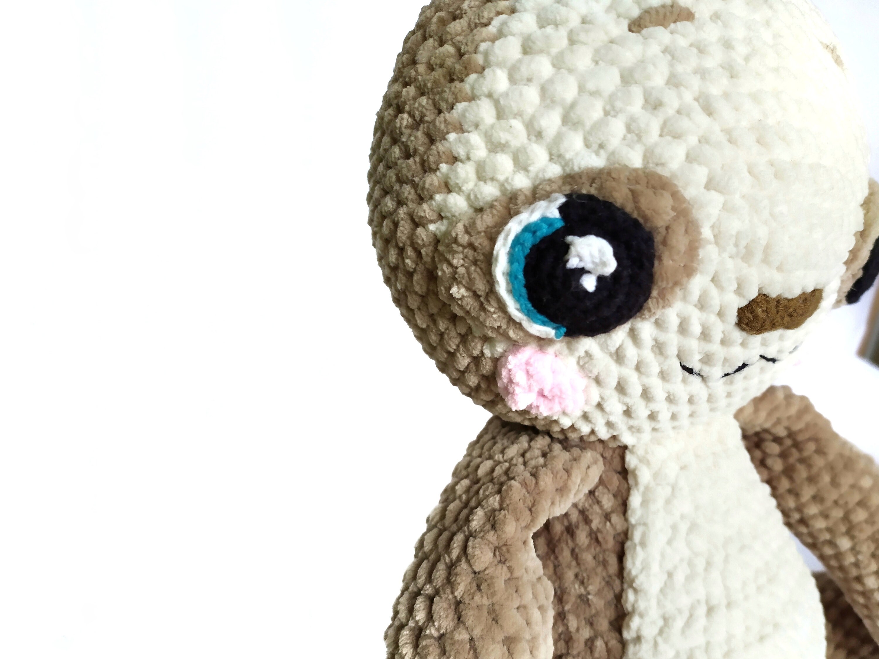 Weighted stuffed animal large baby autism sloth 18 inches | Etsy