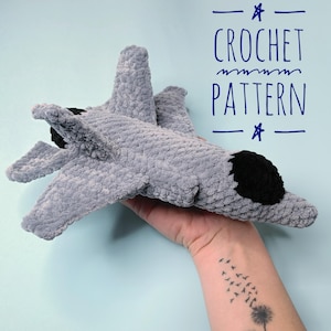 Crochet Pattern for Fighter Plane - Etsy