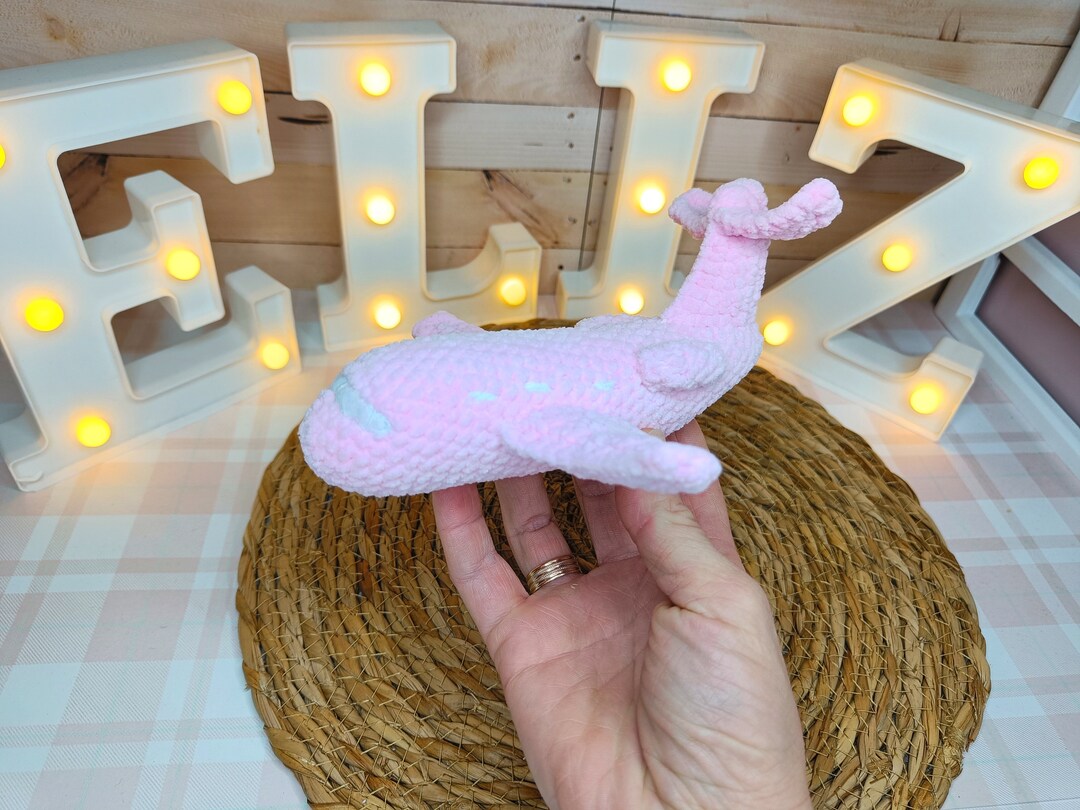 Airplane Nursery, Tiny Plush Airplane, Custom Plushie Baby Girl ...