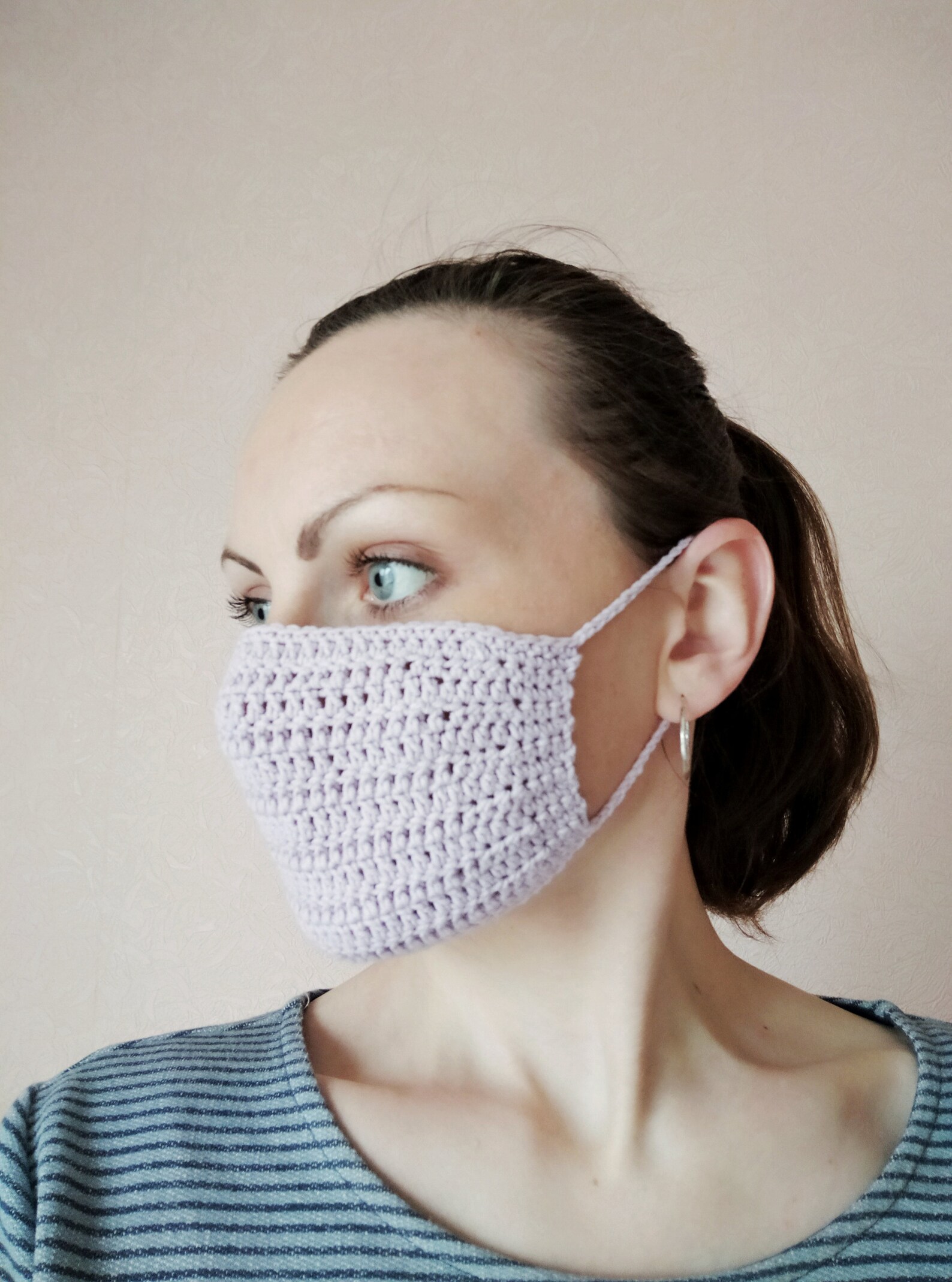 CROCHET PATTERN Face Mask PDF Tutorial Instant Download |adjustable ...