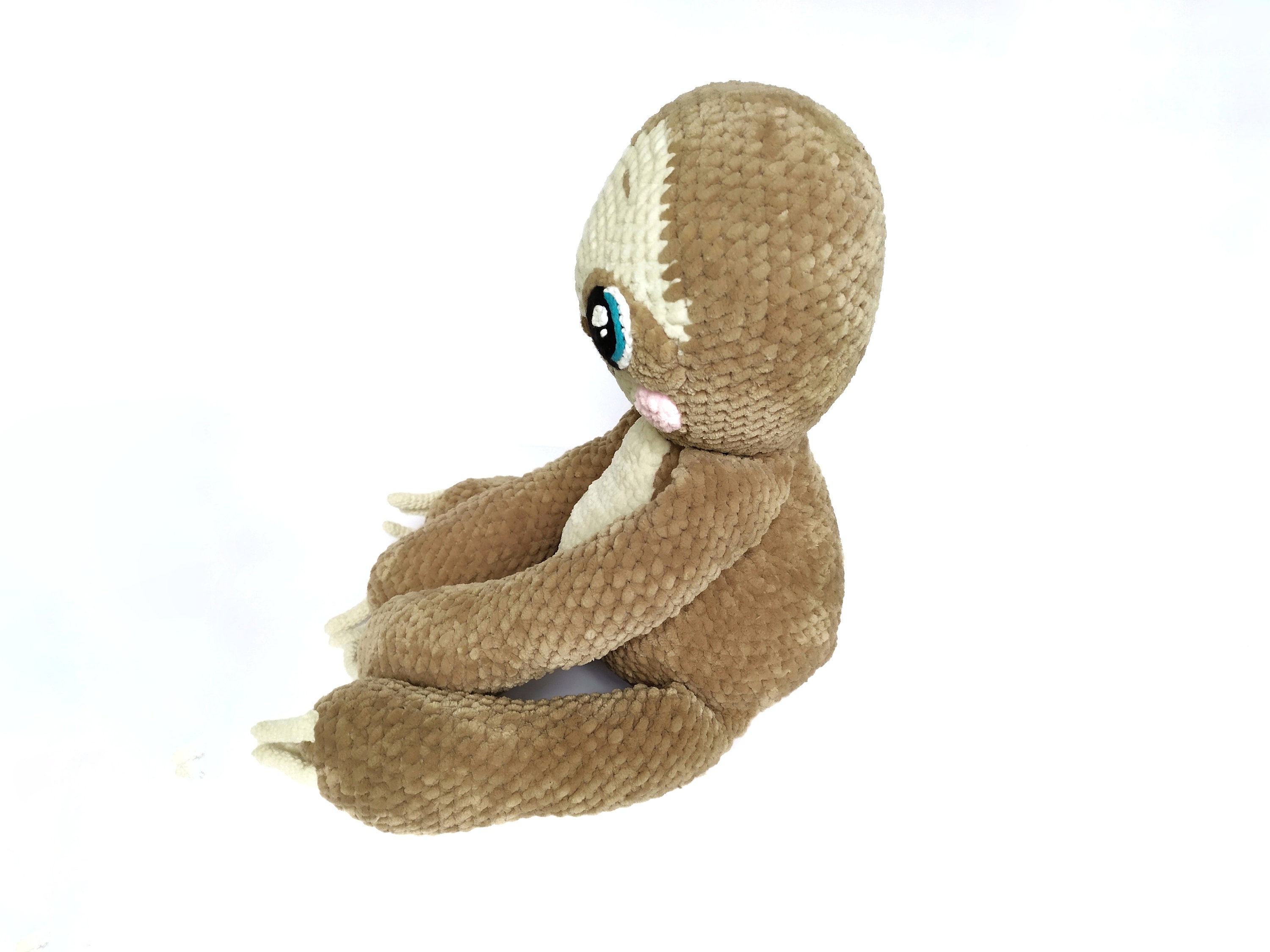 Weighted stuffed animal large baby autism sloth 18 inches | Etsy