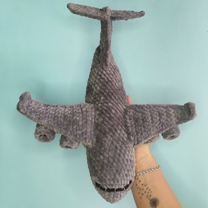 Crochet Pattern Airplane Nursery Like Boeing C17, Amigurumi Plane ...