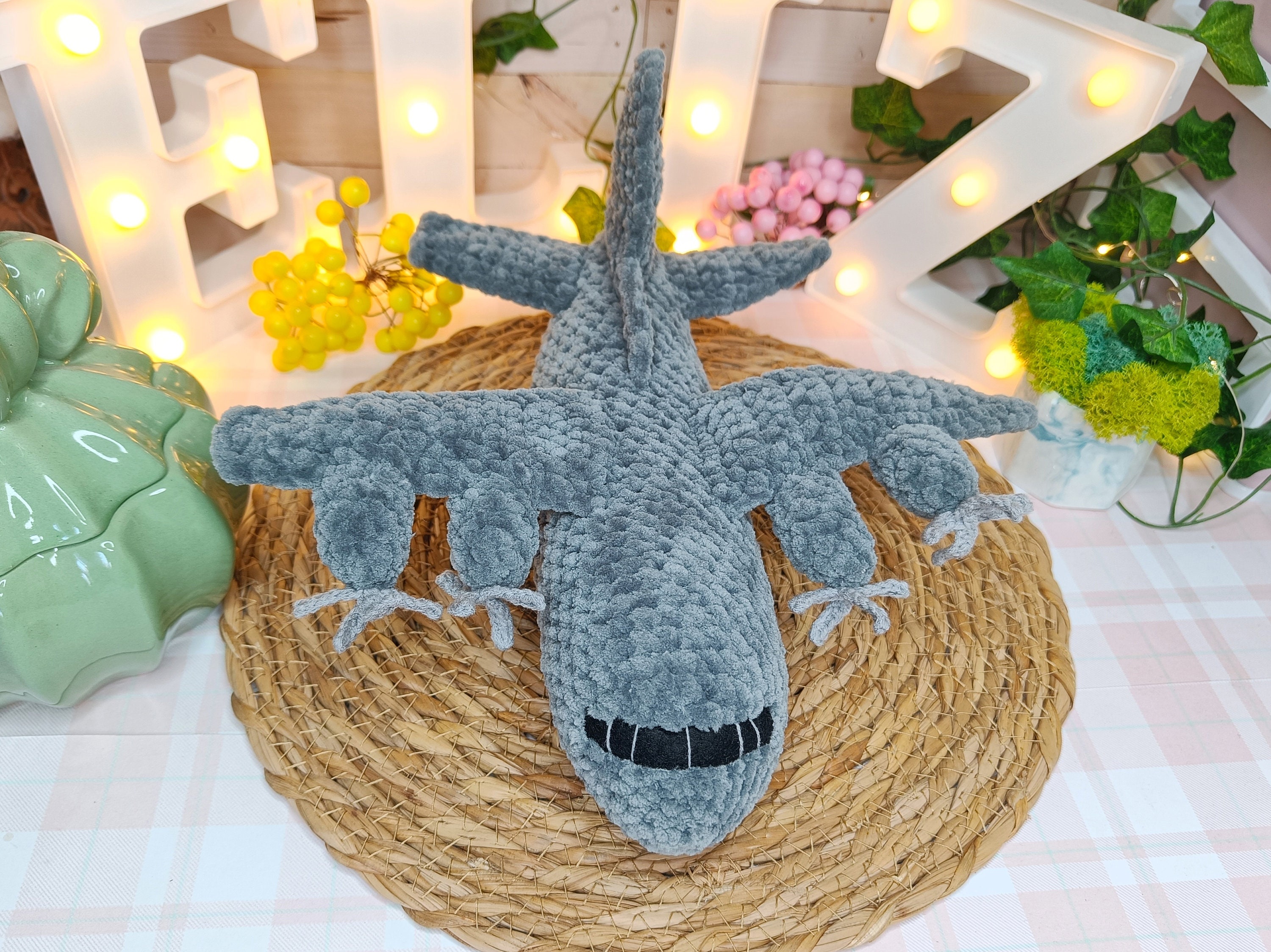 Airplane Nursery Like C 130 Hercules, Gift for Grandson, Custom Plushie ...