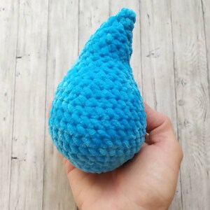 Water Drop Crochet Pattern, Raindrop Plush Crochet Pattern, Amigurumi ...