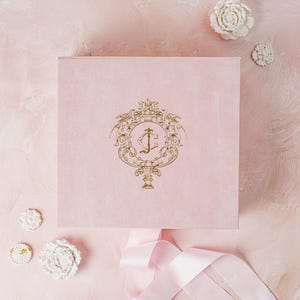 Wedding Invitation Box - Powder Pink - With Department for Mini ...