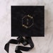 Black Velvet Wedding Invitation Box – Acrylic Card, Bridesmaid Gift - Etsy