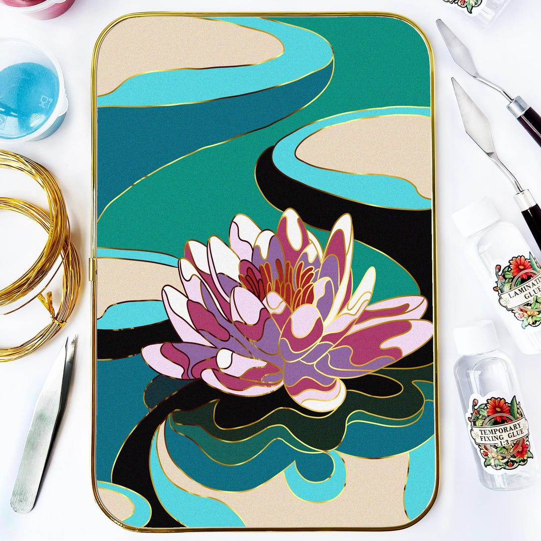 C"lotus Serenity" Cloisonne DIY Kit | Peaceful Arts and Crafts for ...