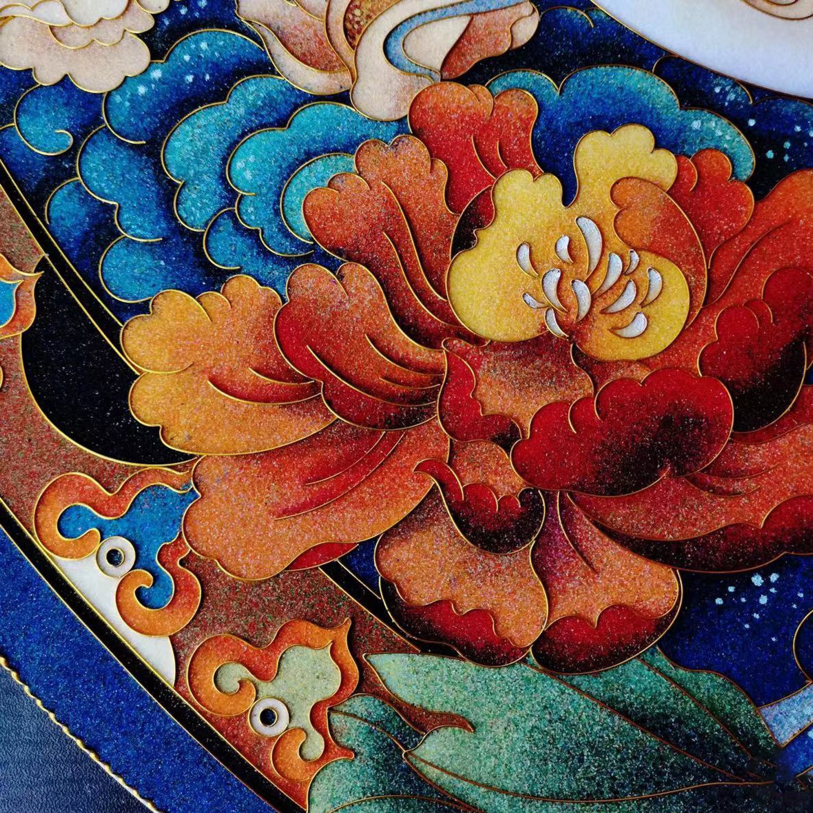 DIY Cloisonne Kit Red-crowned Crane Pattern Perfect for Artistic Home ...