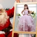 Round Frame for Your Photo With Santa Claus Frame Digital - Etsy