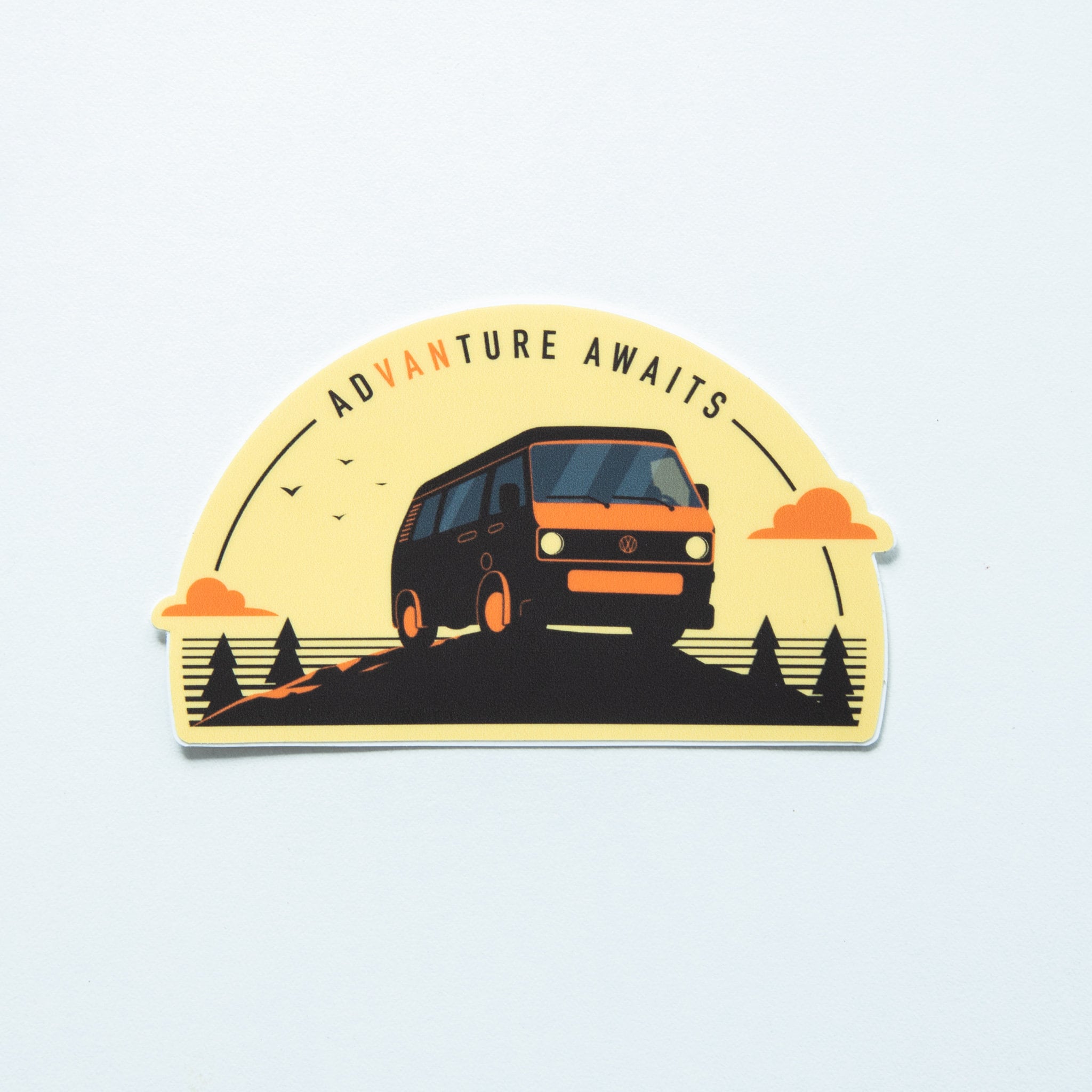 Advanture Awaits Vanagon T3 Sticker - Etsy