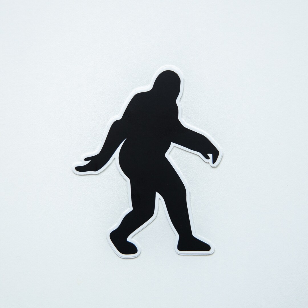 Bigfoot / Sasquatch Bumper Sticker - Black Edition - Etsy