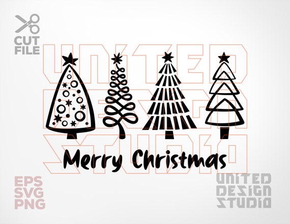 Christmas Tree Svg Instant Digital Download Svg Eps Png - Etsy