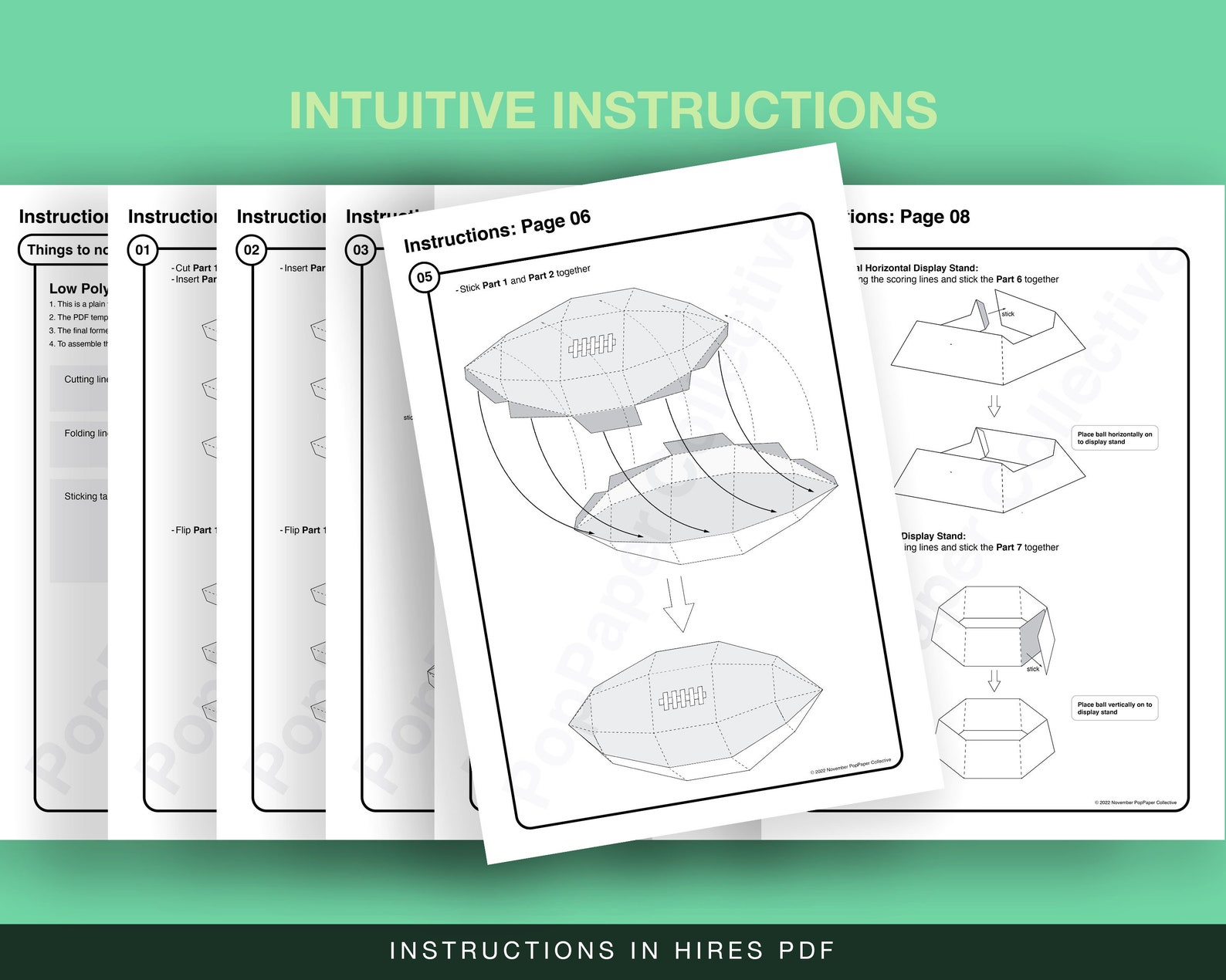 DIY Rugby Ball SVG Cricut I Printable Low Poly American Football ...