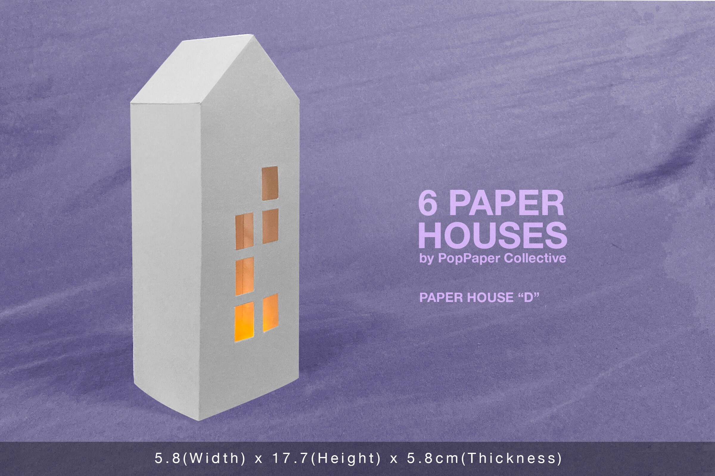 Paper House SVG Cricut Cutting Files | Paper Putz House Template for ...