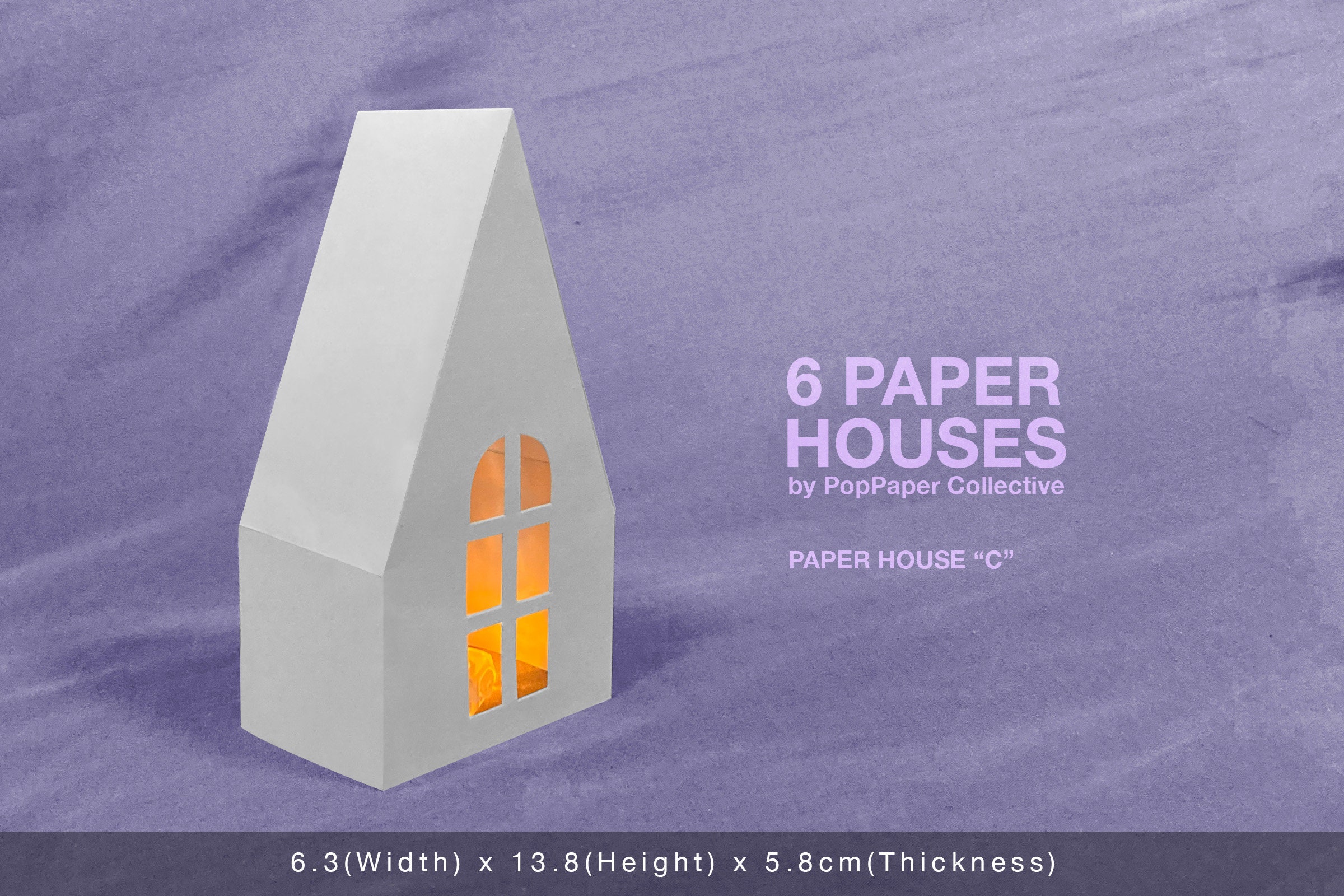 Paper House SVG Cricut Cutting Files | Paper Putz House Template for ...