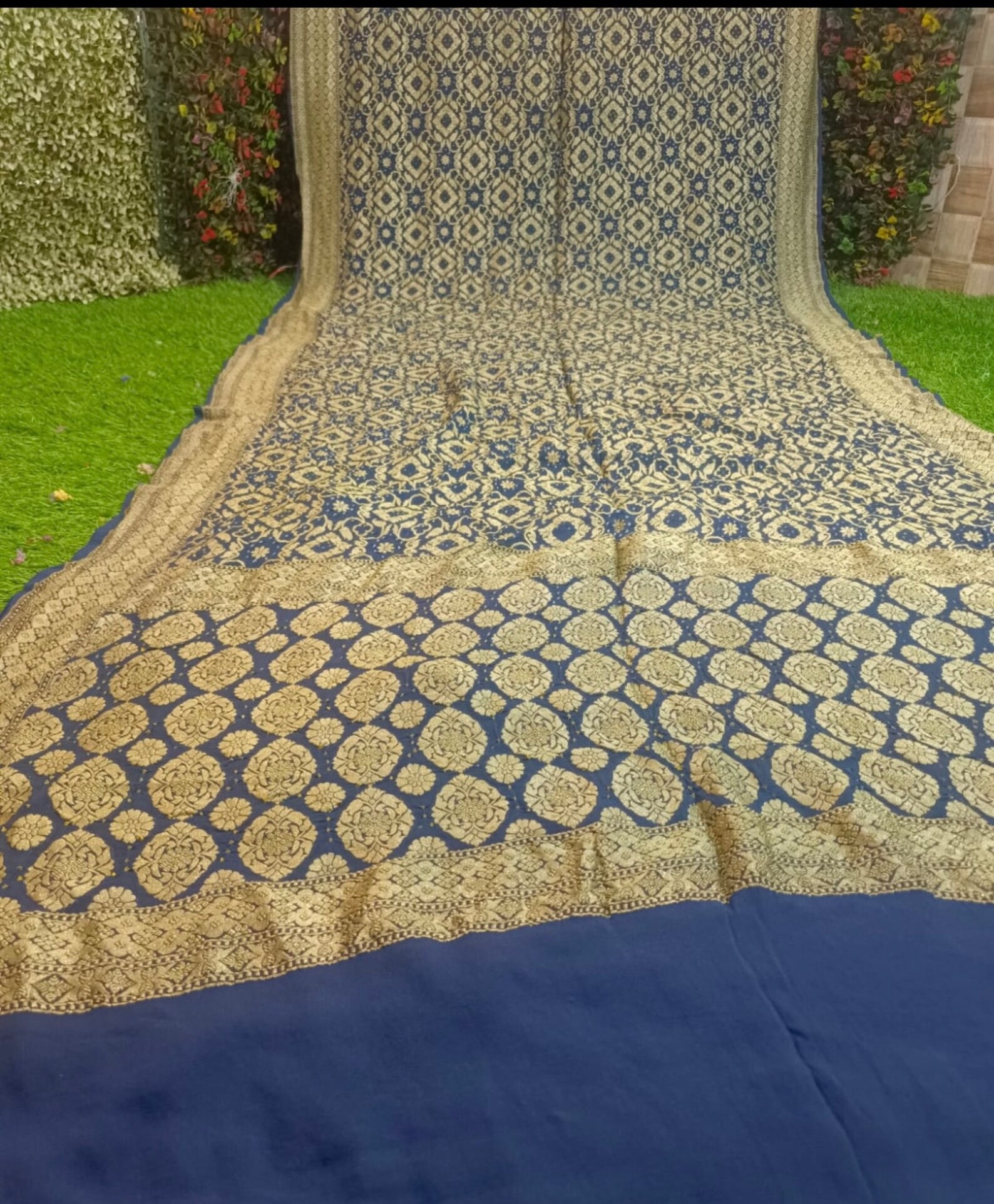 Beautiful Pure Gorget Bandni Sari With Running Blouse Piece - Etsy