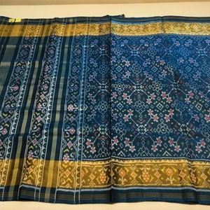 Beautiful Pure Singie Patola Silk Sari With Running Blouse Piece - Etsy