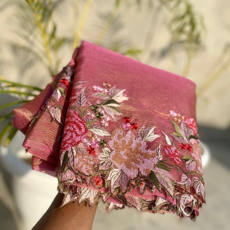 Cutwork Silk Blouse - Etsy