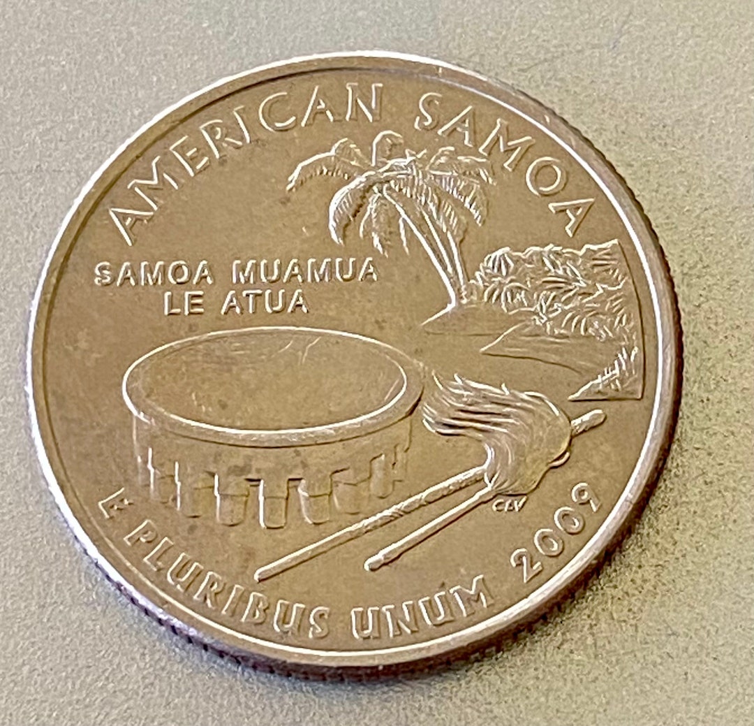 2009 D American Samoa U. S. Territories Quarter - Etsy
